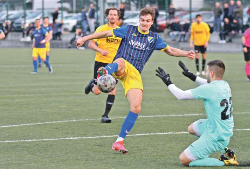 Ein Punkt gegen starke Konolfinger